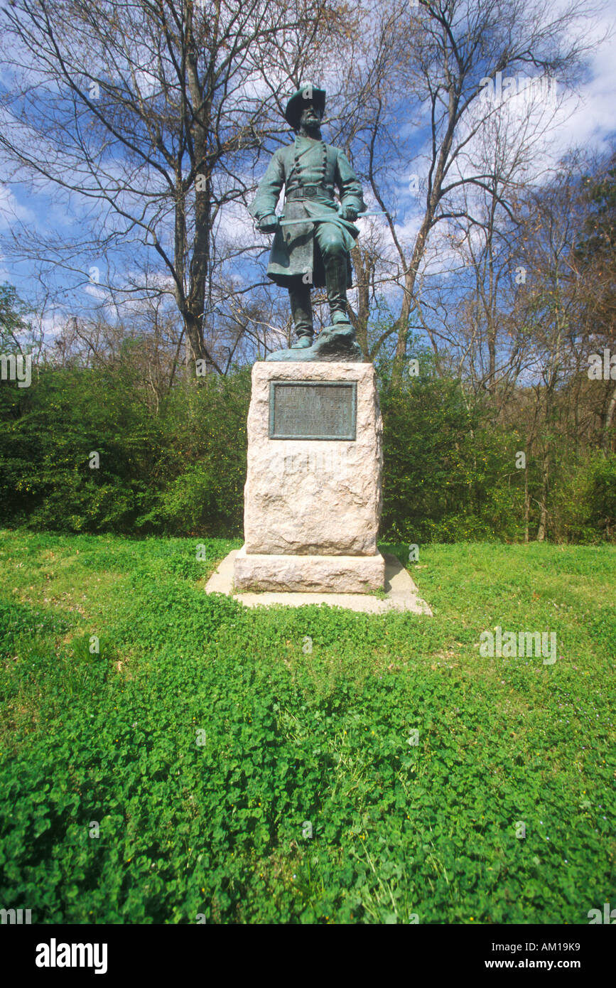 Bronze statue of Lt General Stephen Dill Lee CSA in command of 2nd ...