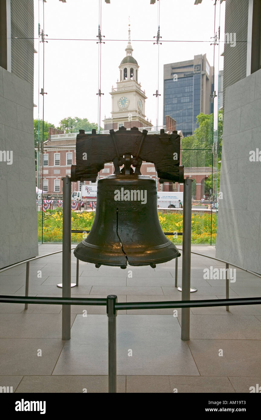 Liberty Bell at Liberty Bell Center in front of Independence Hall in ...
