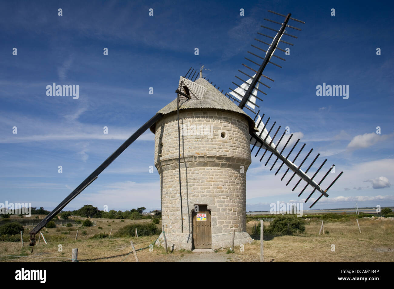 Moulin de la Falaise 16th century restored French windmill Batz sur Mer ...
