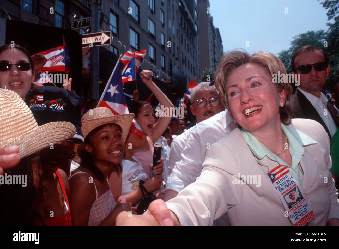 First Lady Hillary Rodham Clinton campaigns for NY Senator in the ...