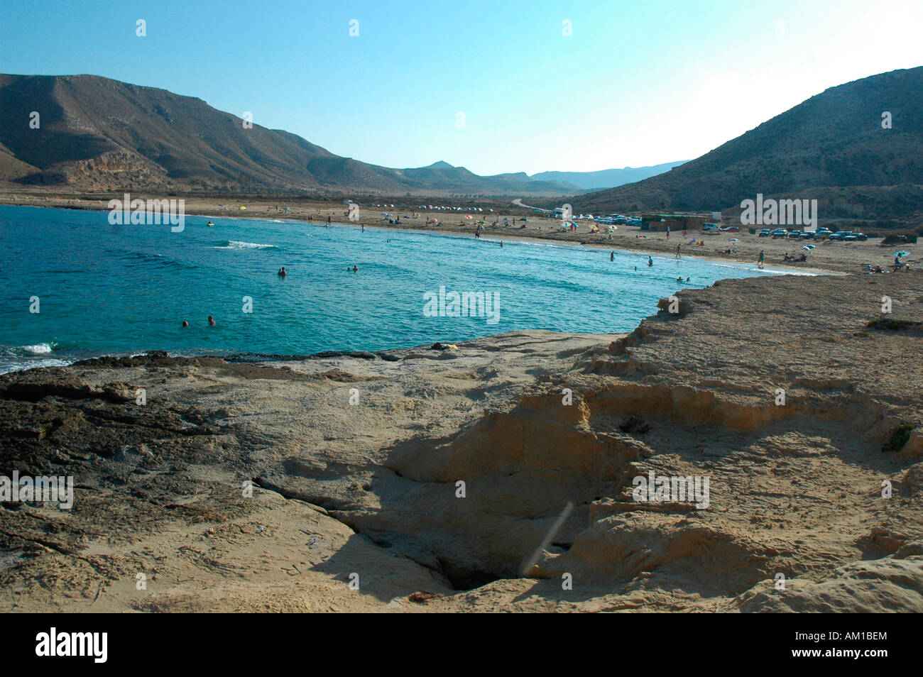 El Playazo beach CABO DE GATA NATURAL PARK Almeria province Andalusia ...