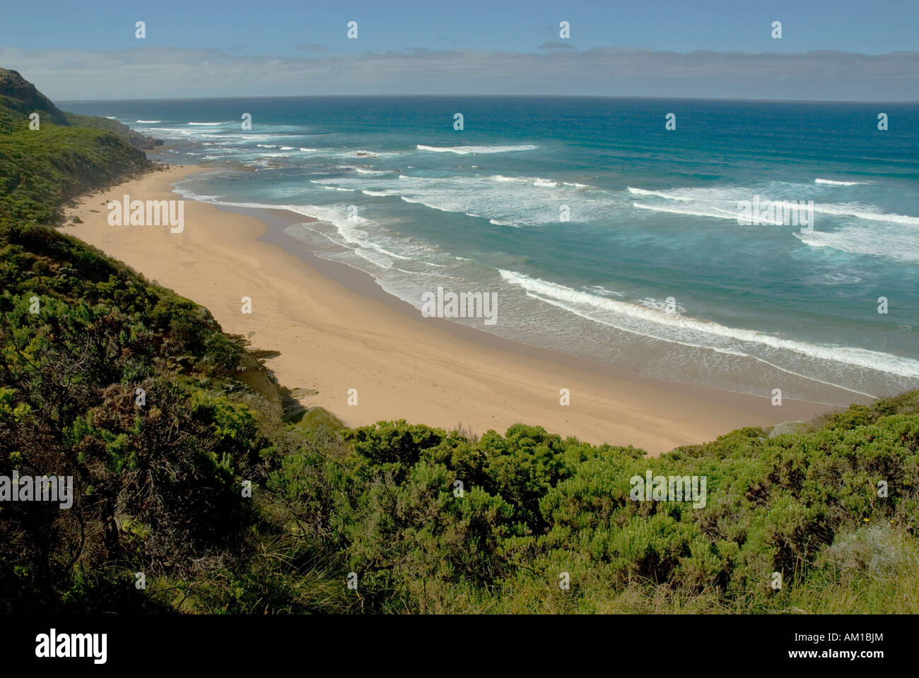 Great Ocean Road, Castle cove, Southern Ocean, Victoria, Australia ...