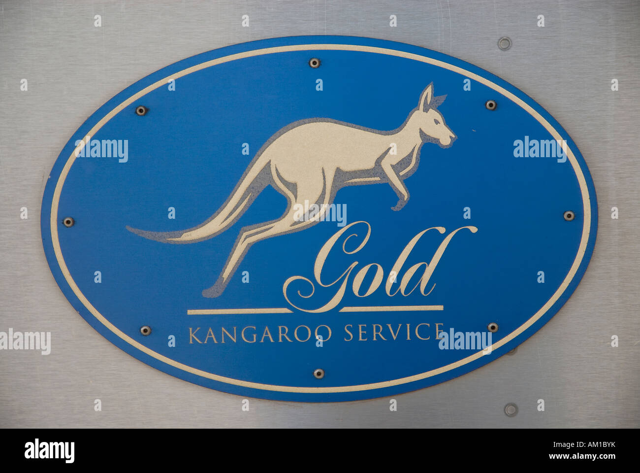 Australian kangaroo logo hi-res stock photography and images - Alamy