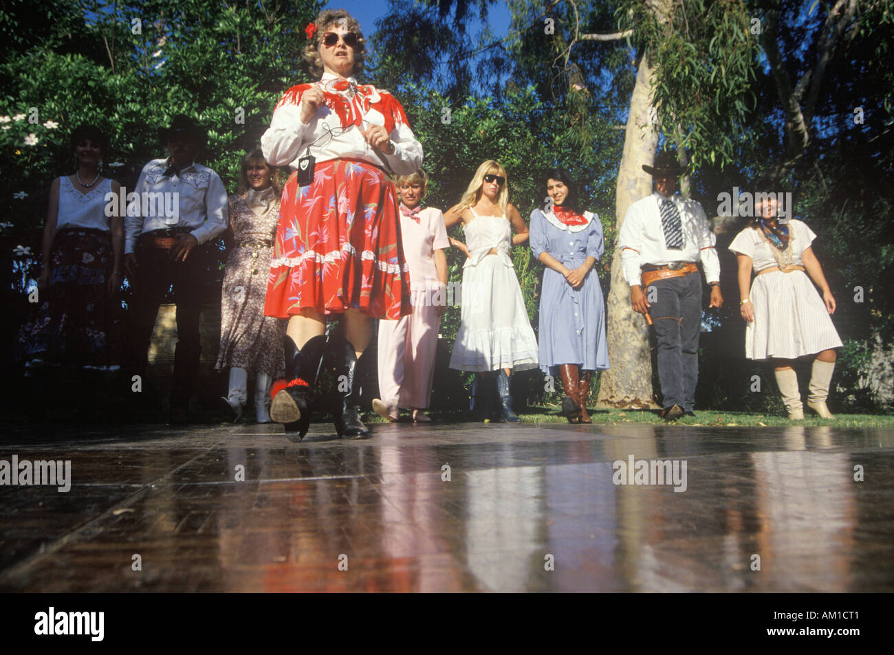 Texas Two step dancing Los Angeles CA Stock Photo - Alamy