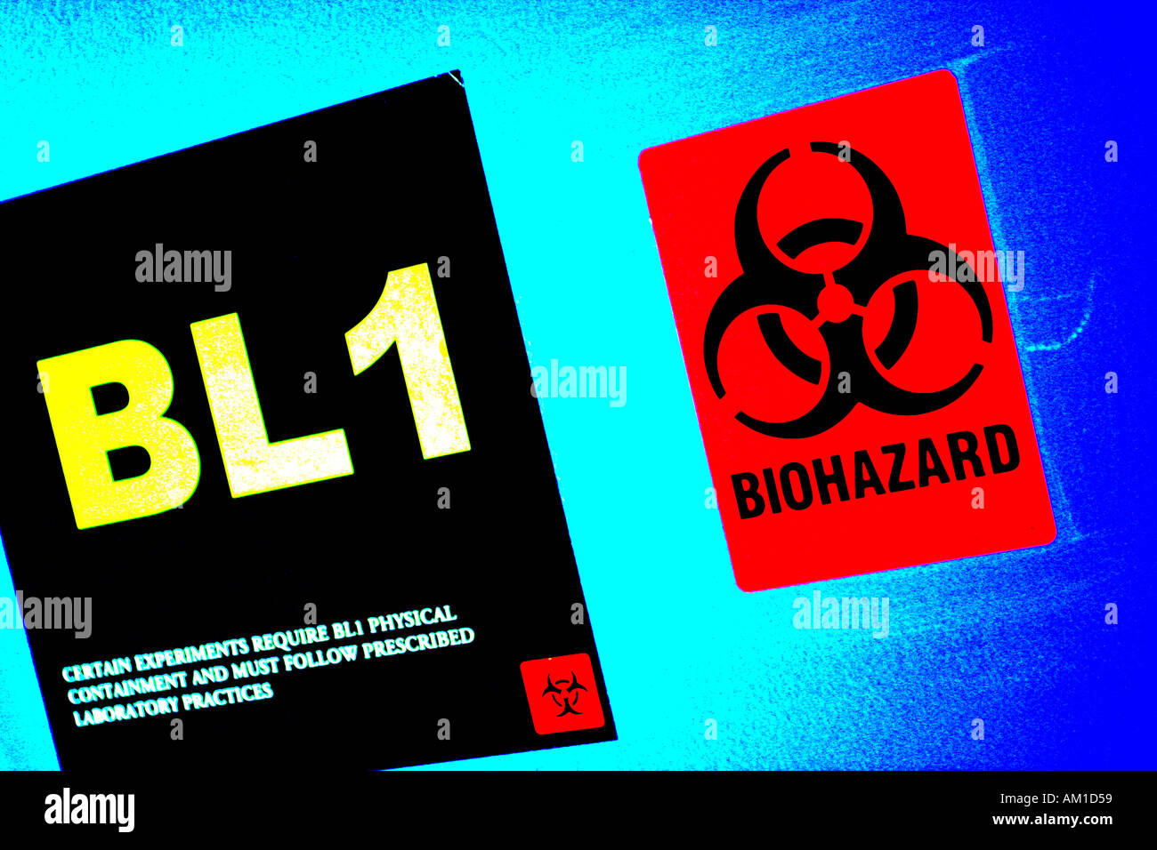 Biohazard warning sign on door hi-res stock photography and images - Alamy