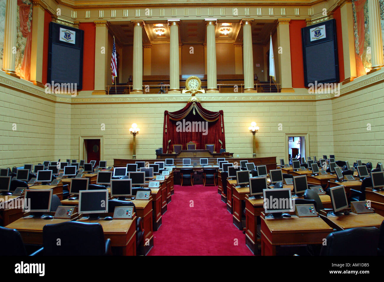 House of Representatives Chamber Rhode Island State Capital Providence Rhode Island Stock Photo ...