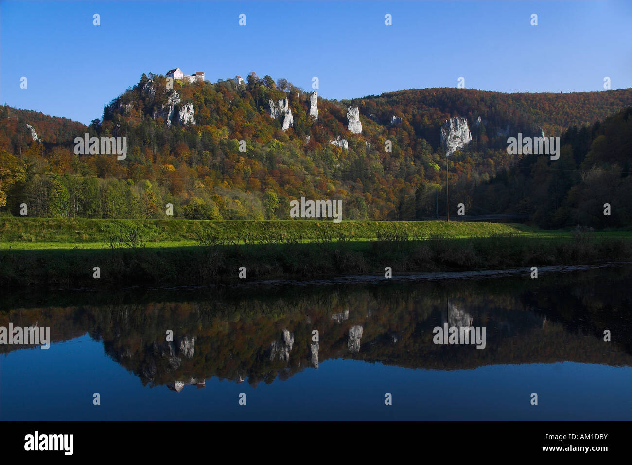 Wildenstein castle, upper Donau valley, county Sigmaringen, Baden ...