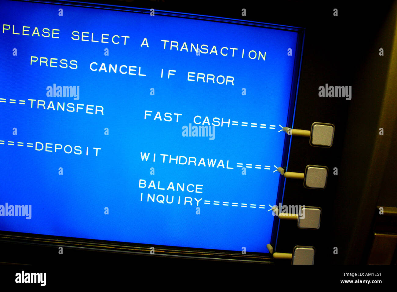 Atm Screen High Resolution Stock Photography and Images - Alamy