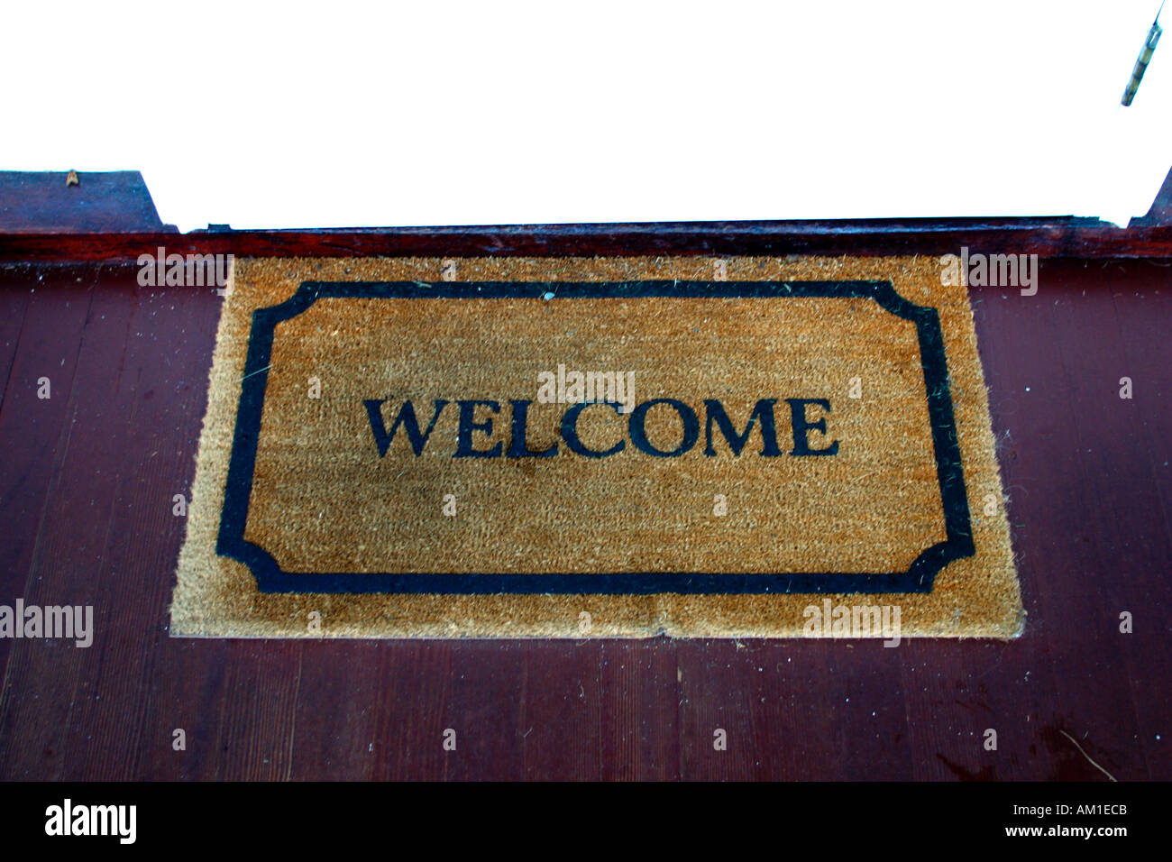 Welcome matt hi-res stock photography and images - Alamy