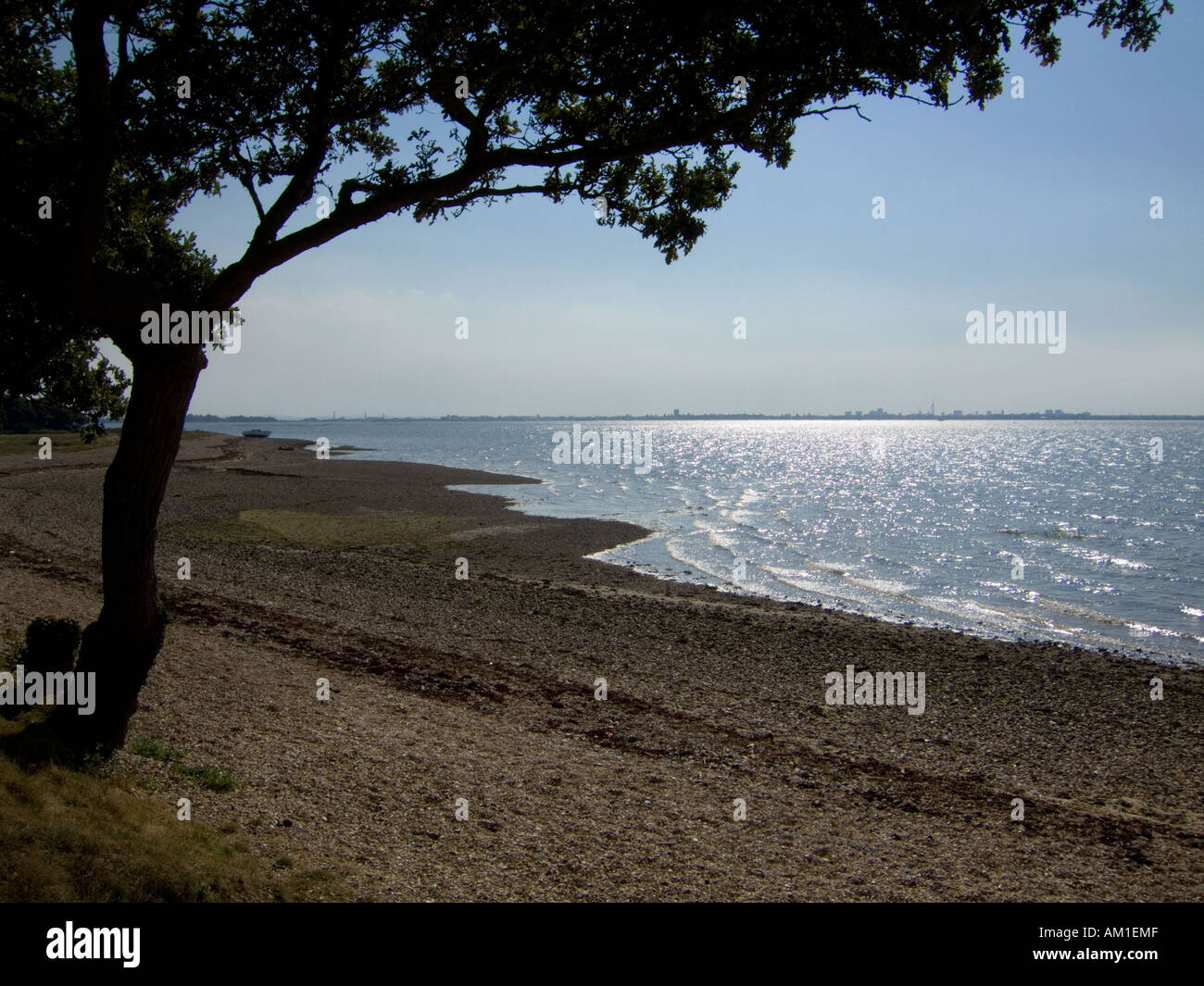 view of langstone harbour Hampshire UK Stock Photo - Alamy