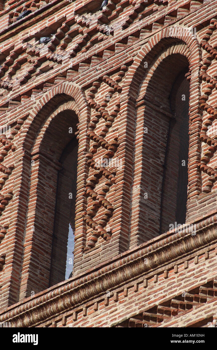 Mudejar style church in the village of HERRERA DE LOS NAVARROS Daroca ...