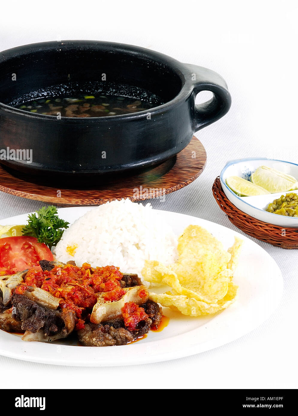 Indonesia traditional cuisine Stock Photo - Alamy