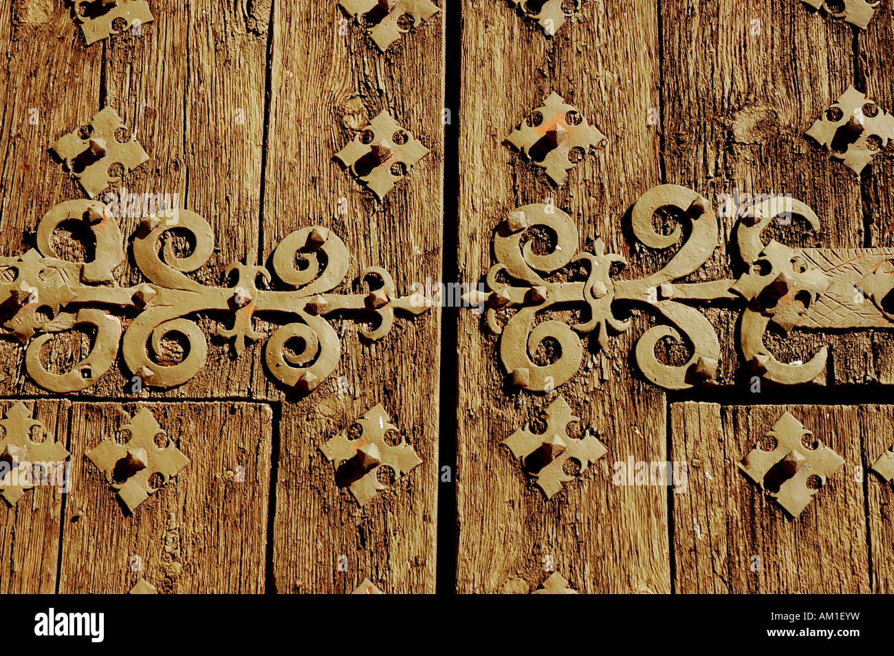 Old lock in the village of ODON Jiloca municipality Teruel province ...