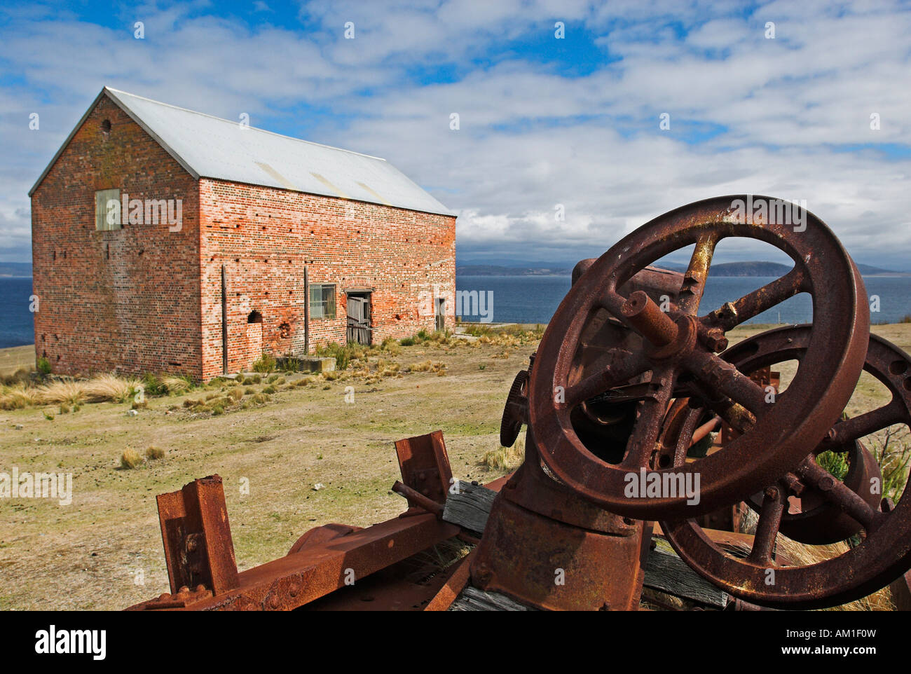 Historic architecture in the penal colony of Darlington, Maria Island ...