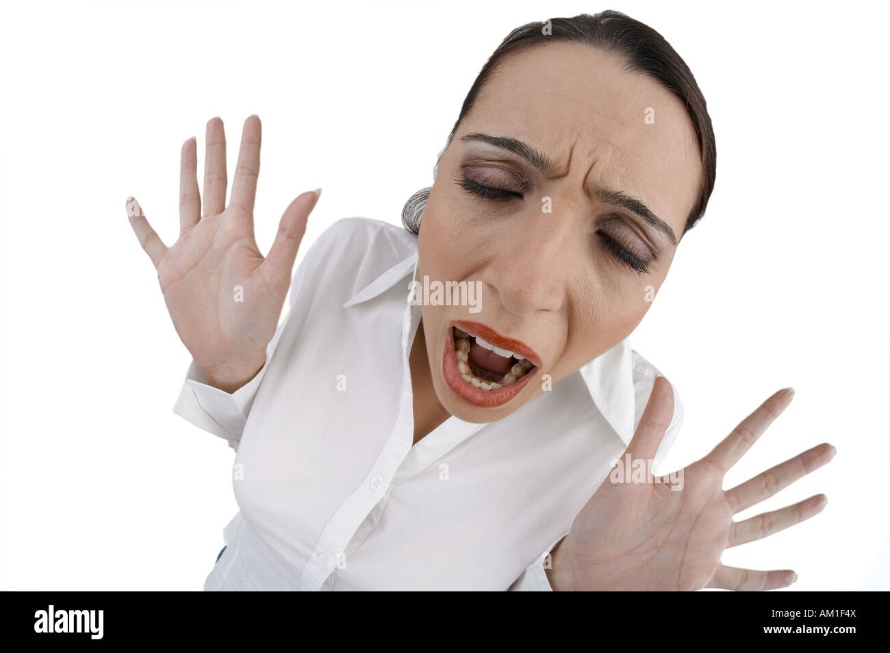 Woman Crying Hysterically