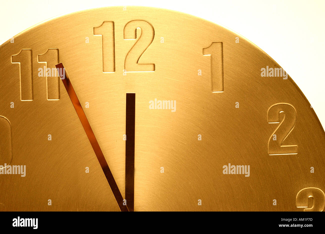 Gold Clock High Resolution Stock Photography and Images - Alamy