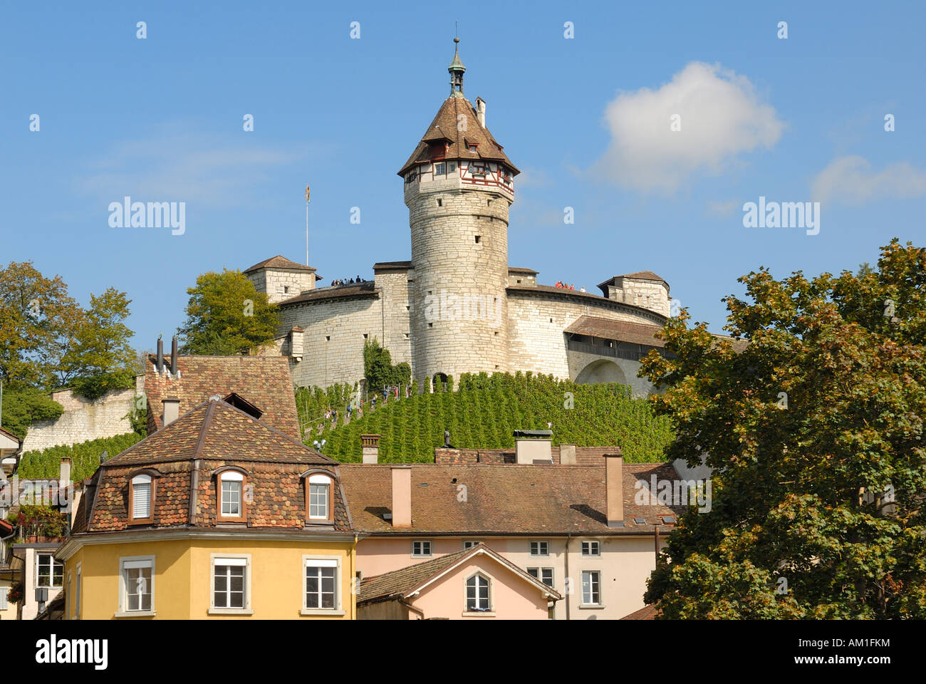 Schaffhausen - the munot castle - Switzerland, Europe Stock Photo - Alamy