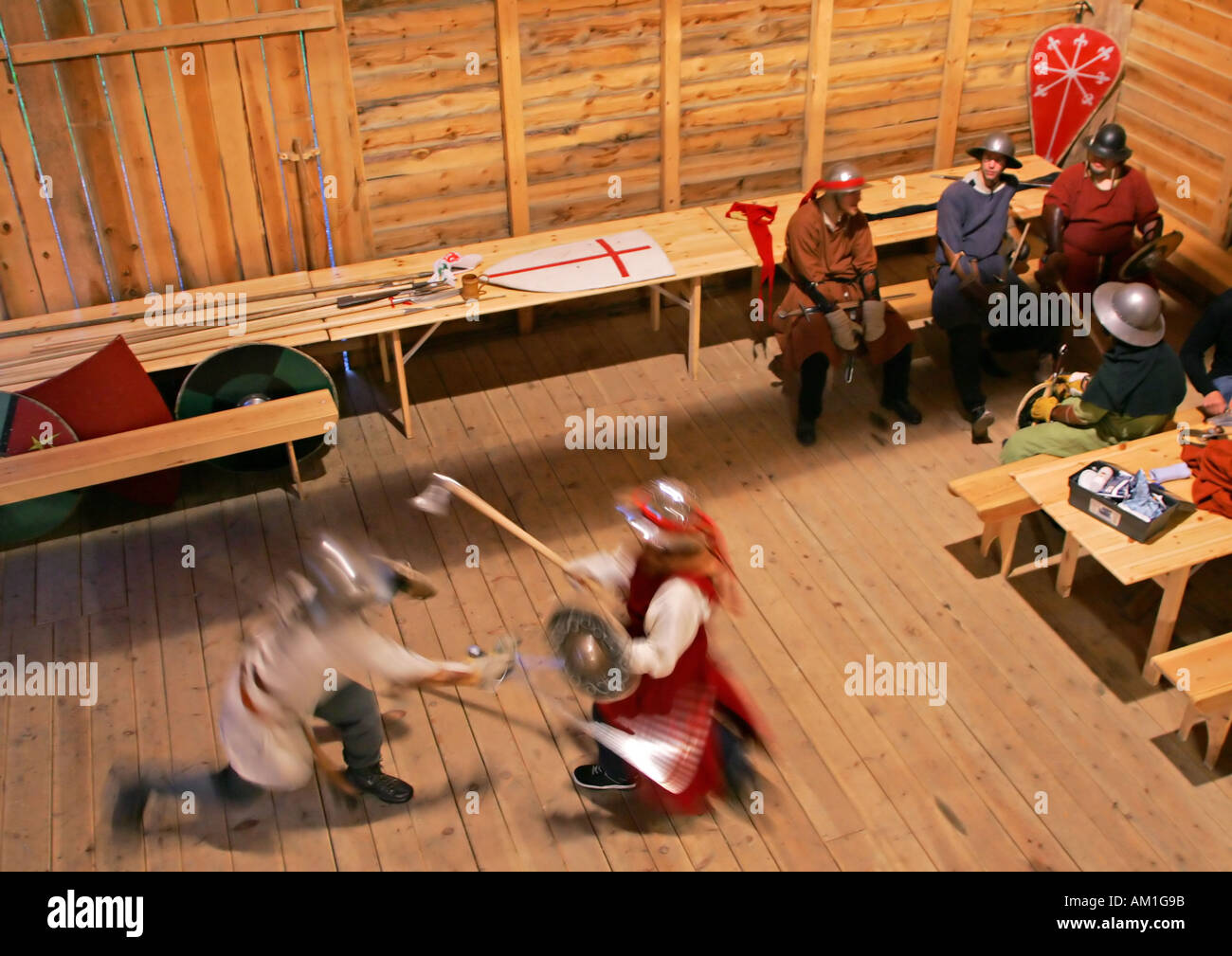 Medieval farm reenactment hi-res stock photography and images - Alamy