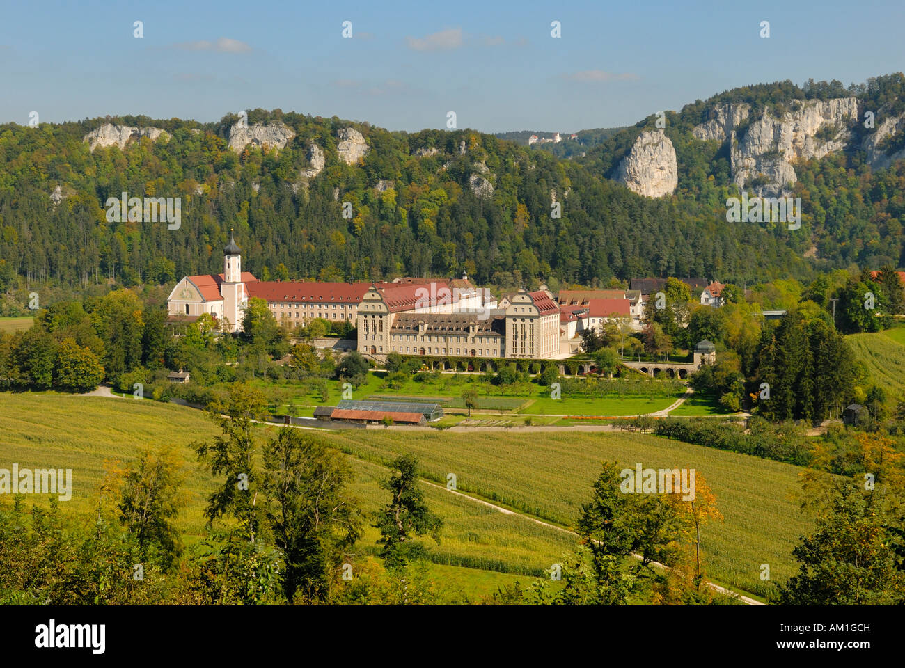 Beuron - the monastery - Baden Wuerttemberg, Germany, Europe Stock ...