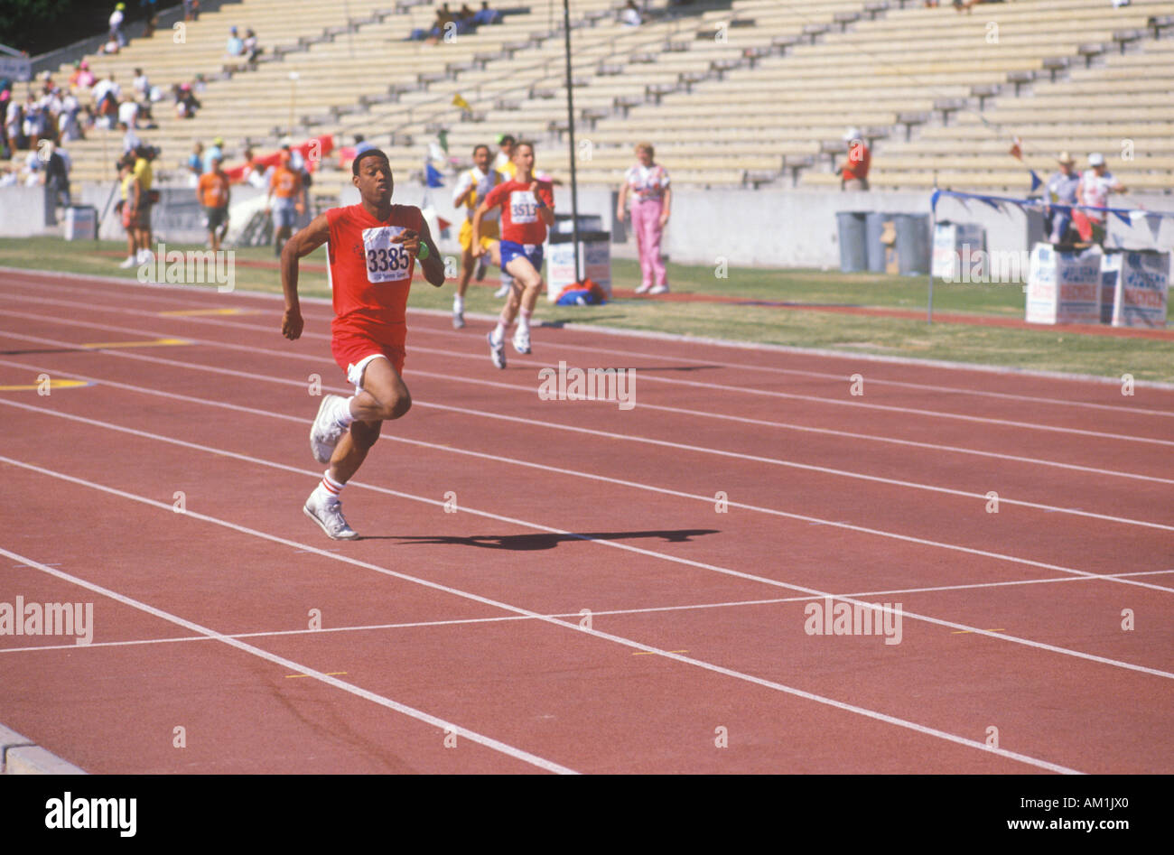 Special Olympics athletes running race UCLA CA Stock Photo - Alamy