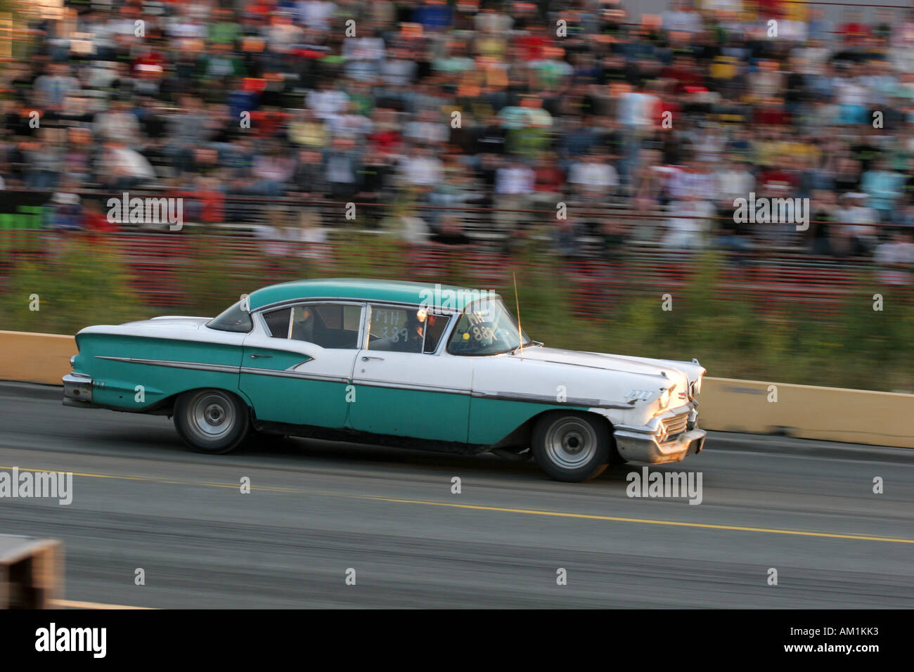 drag race Norway Europe panning high speed Stock Photo - Alamy