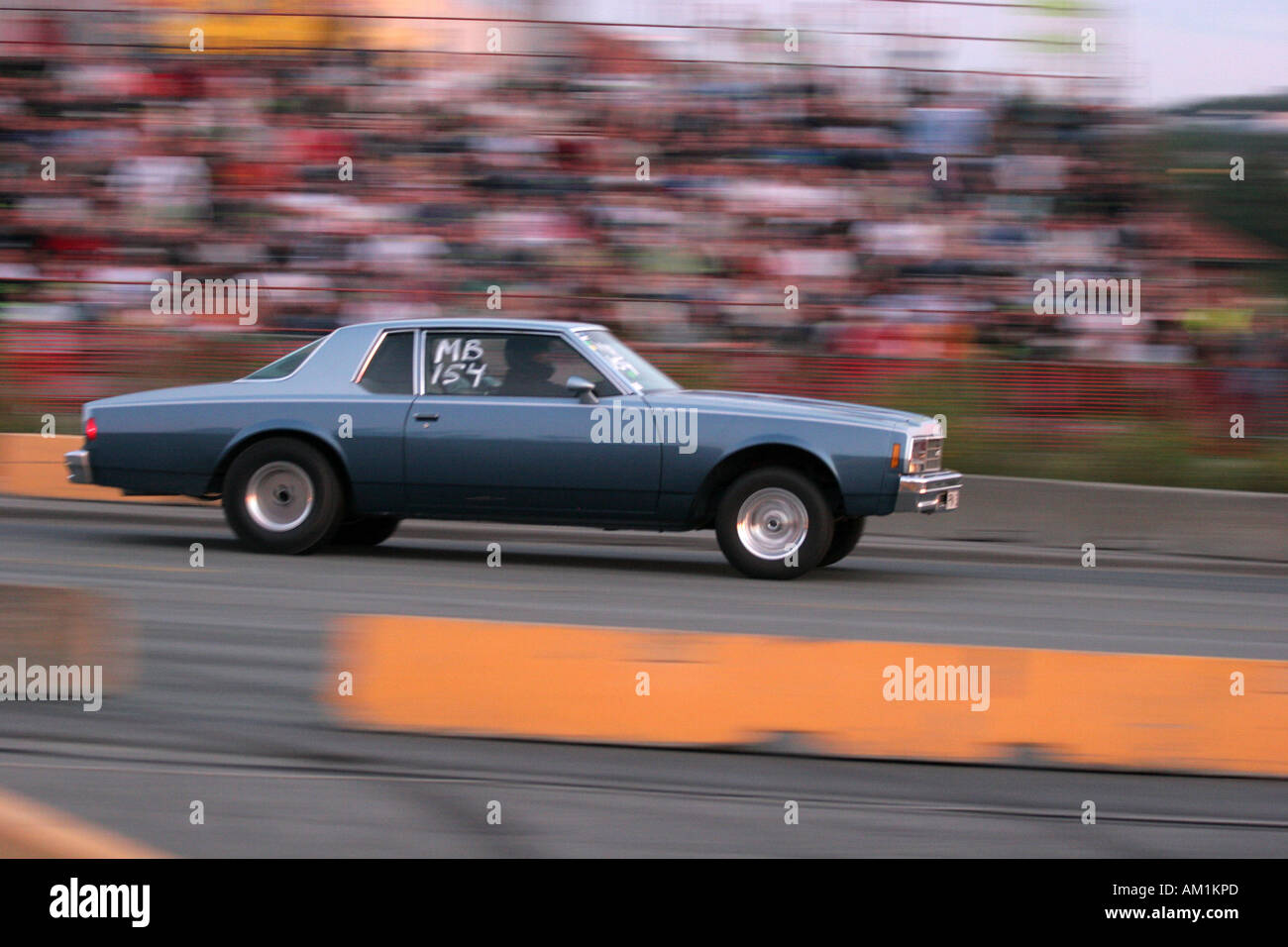 old vintage car drag race Stock Photo - Alamy