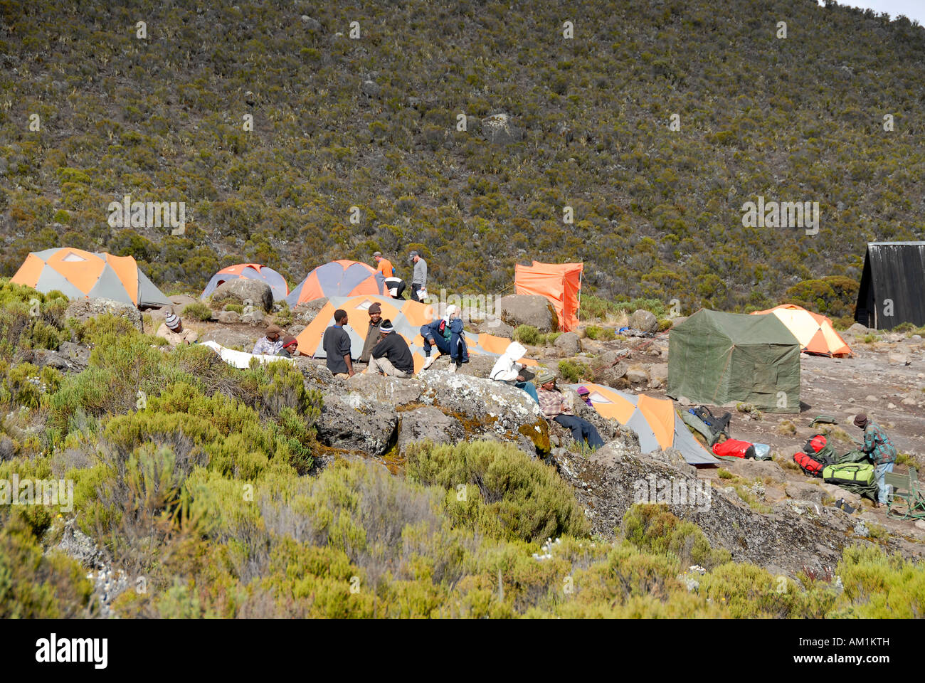 Horombo camp hi-res stock photography and images - Alamy