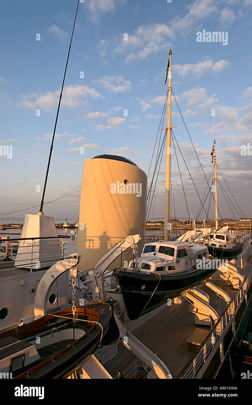 Royal Yacht Brittannia showing ships launches Stock Photo - Alamy