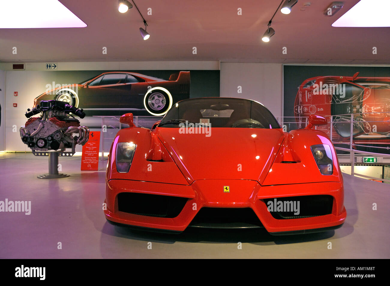 Special model Ferrari Enzo, in the Ferrari museum, Maranello, Emiglia ...