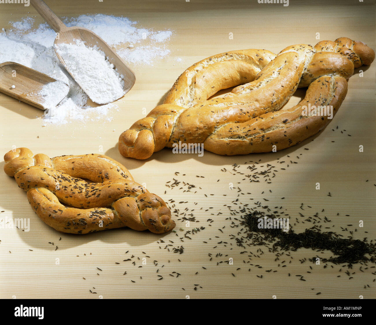 Plaited yeast bun of All Soul's Day from Ammerland Starnberger See ...