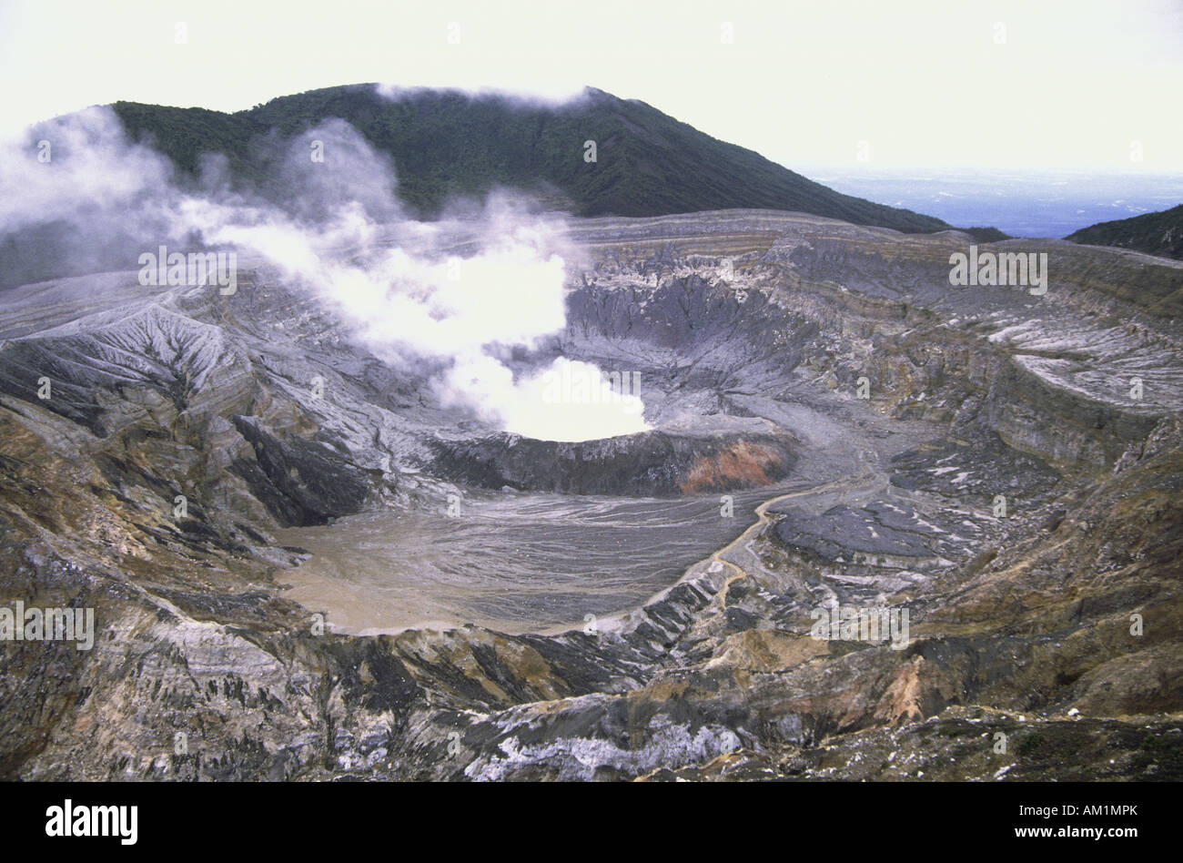geography / travel, Costa Rica, landscapes, volcanoes, active Poas ...