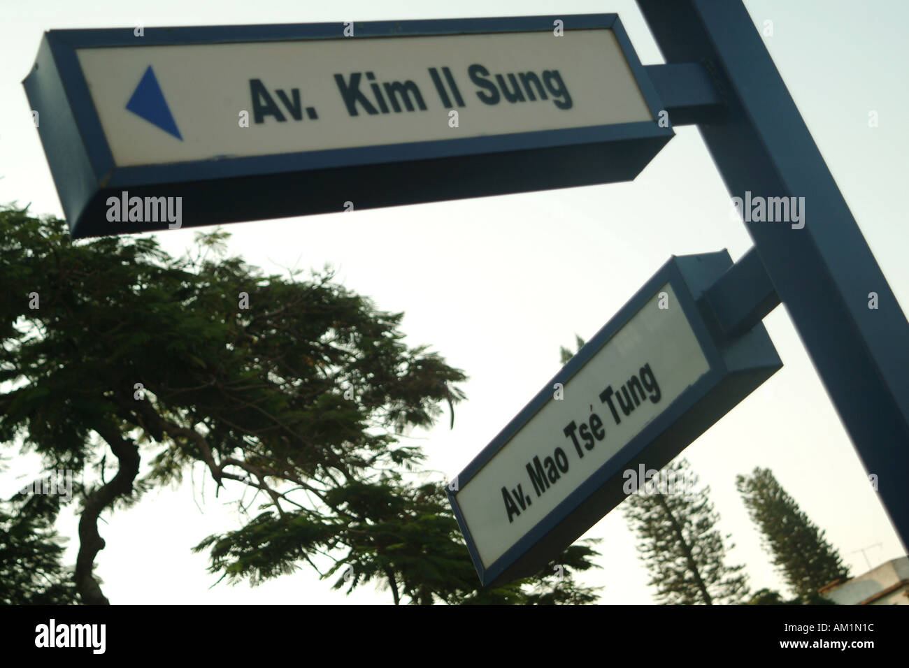 Maputo streets named after communist leaders. Maputo, Mozambique ...