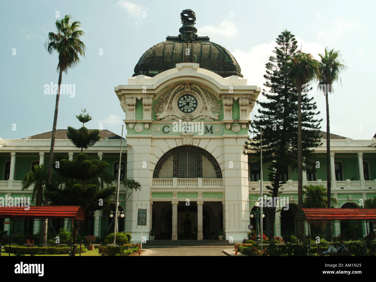 Maputo's city train station built in 1910 and designed by Gustav Eiffel ...