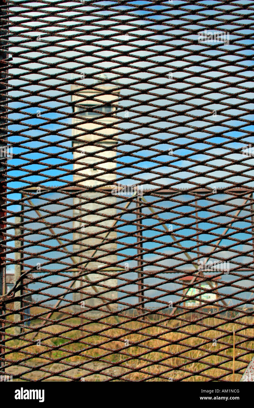 historic watchtower along former border between West to East Germany ...