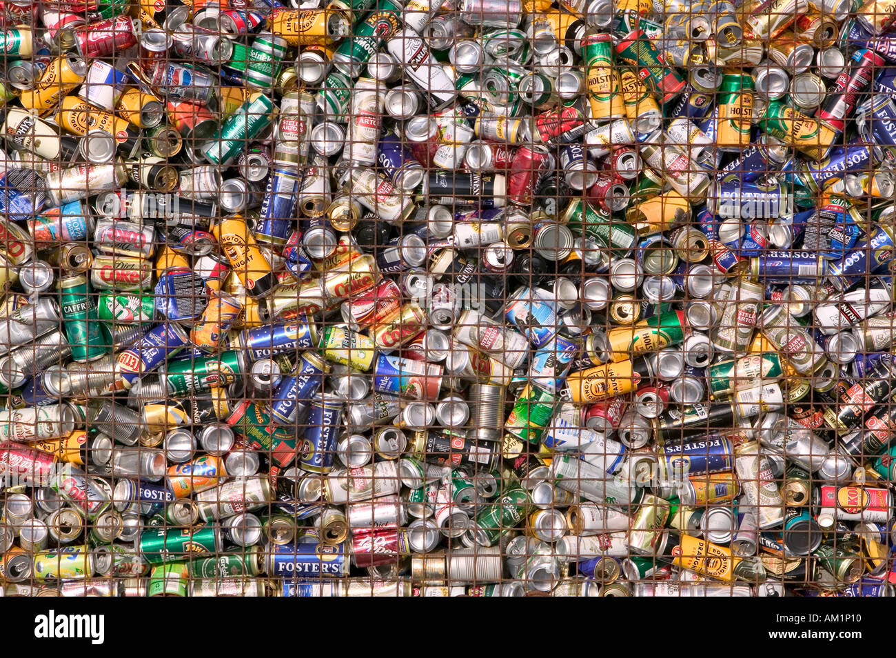 recycling drinks cans Stock Photo - Alamy