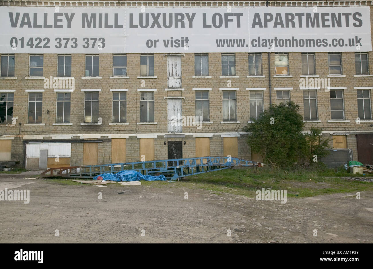 The old Gannex factory mill in Elland West yorkshire being converted ...