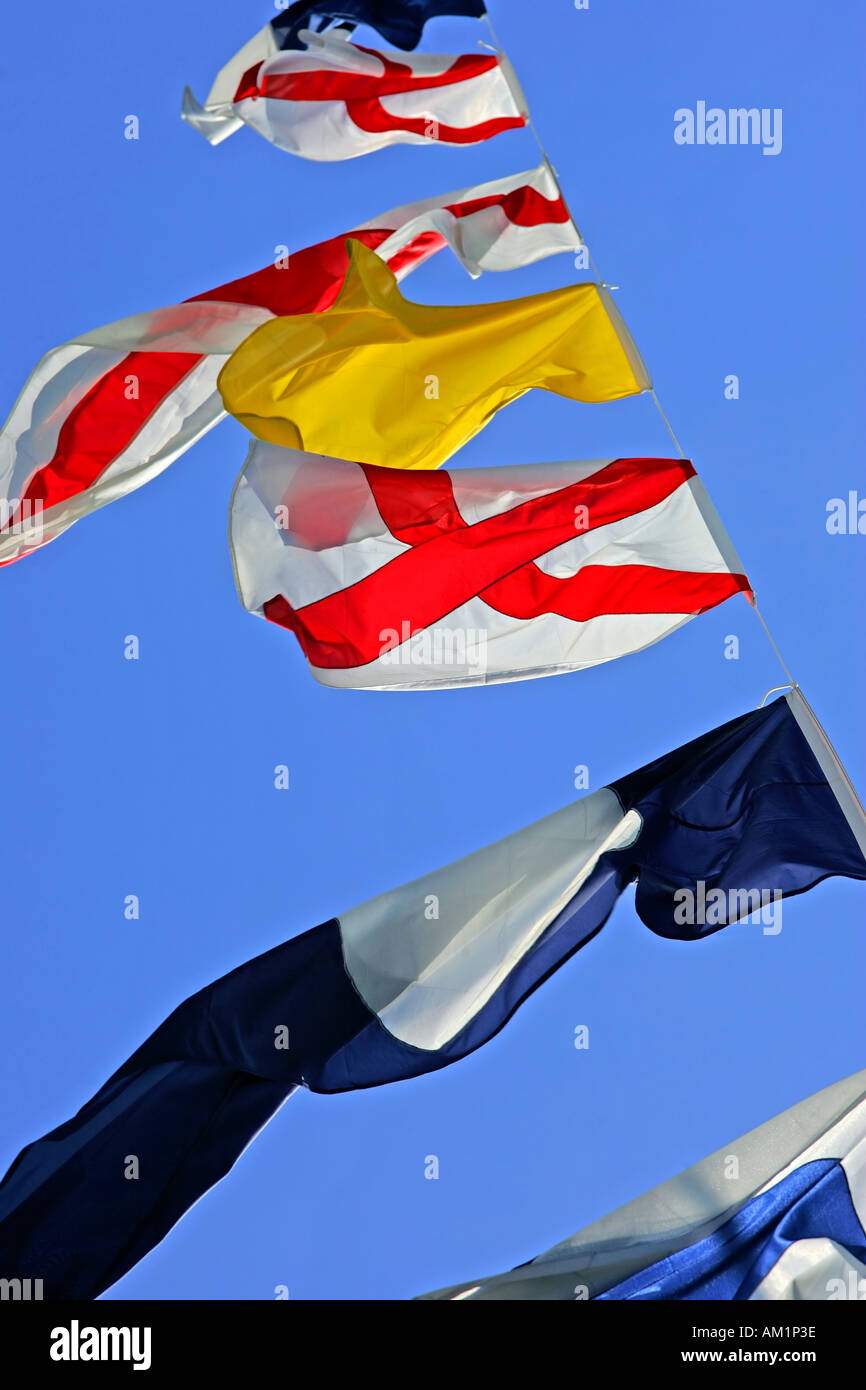 Semaphore flag hi-res stock photography and images - Alamy