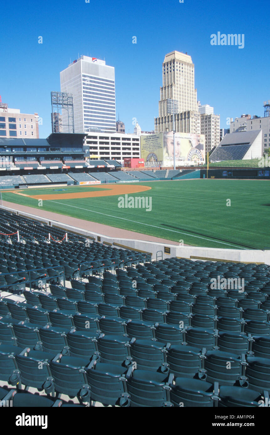 An empty baseball stadium Stock Photo - Alamy