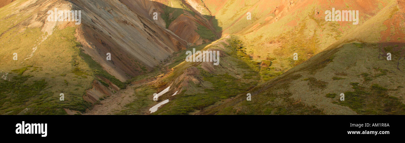A mountainside in Sable Pass Denali National Park Alaska Stock Photo ...