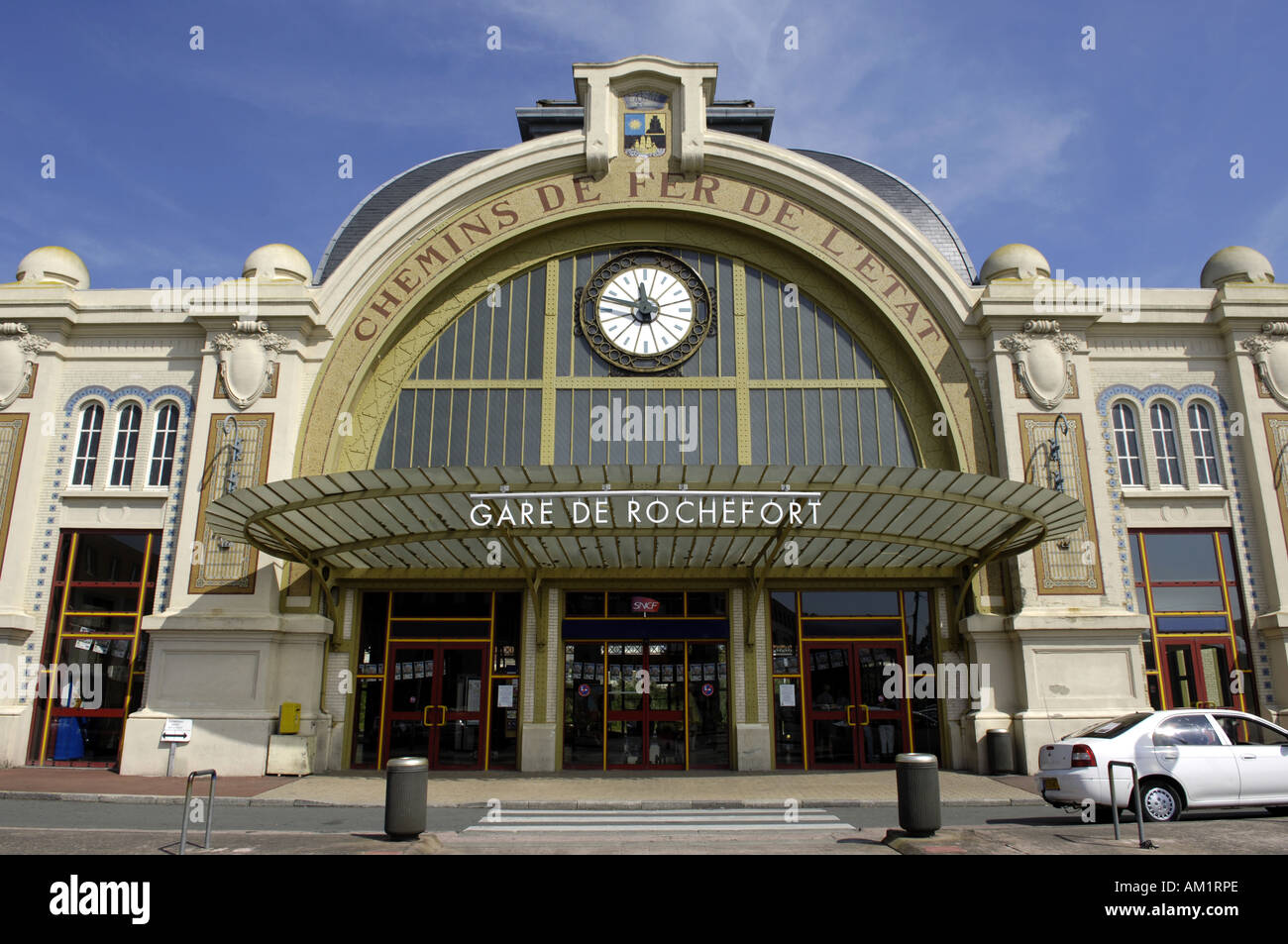 gare de rochefort charente maritime region france french train station ...
