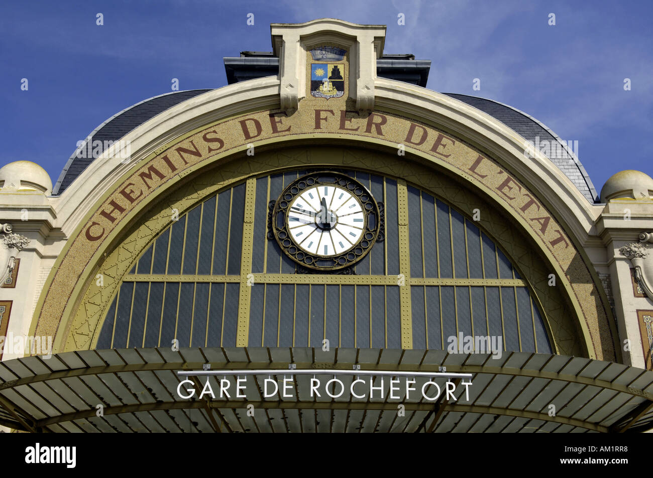 gare de rochefort charente maritime region france french train station ...
