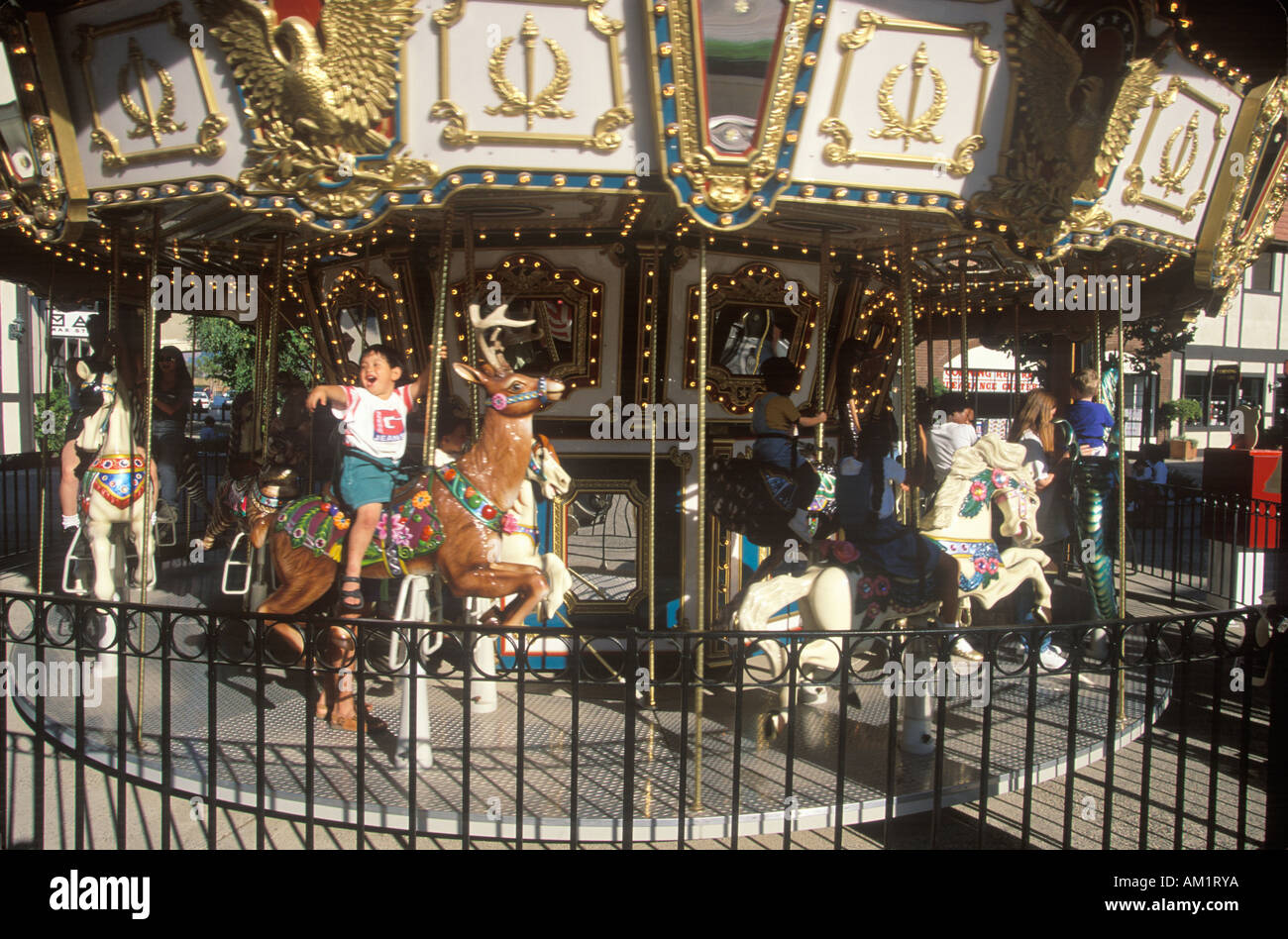 Merry go round calliope hi-res stock photography and images - Alamy