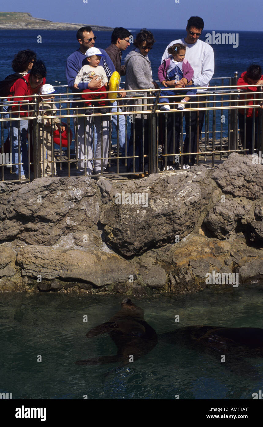 Zoo in Magdalena peninsula SANTANDER CITY Cantabria Spain Stock Photo ...