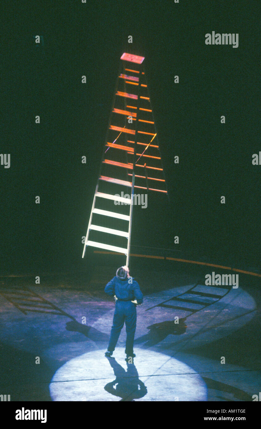 Man Balancing Ladder on Chin Ringling Brothers Barnum Bailey Circus ...