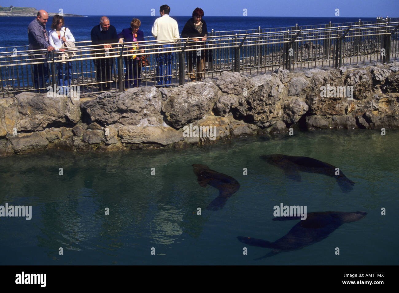 Zoo in Magdalena peninsula SANTANDER CITY Cantabria Spain Stock Photo ...