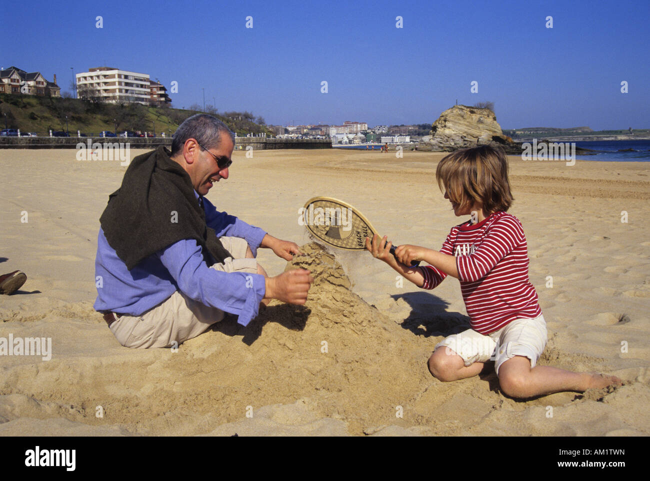 Camello beach SANTANDER CITY Cantabria Spain Stock Photo - Alamy