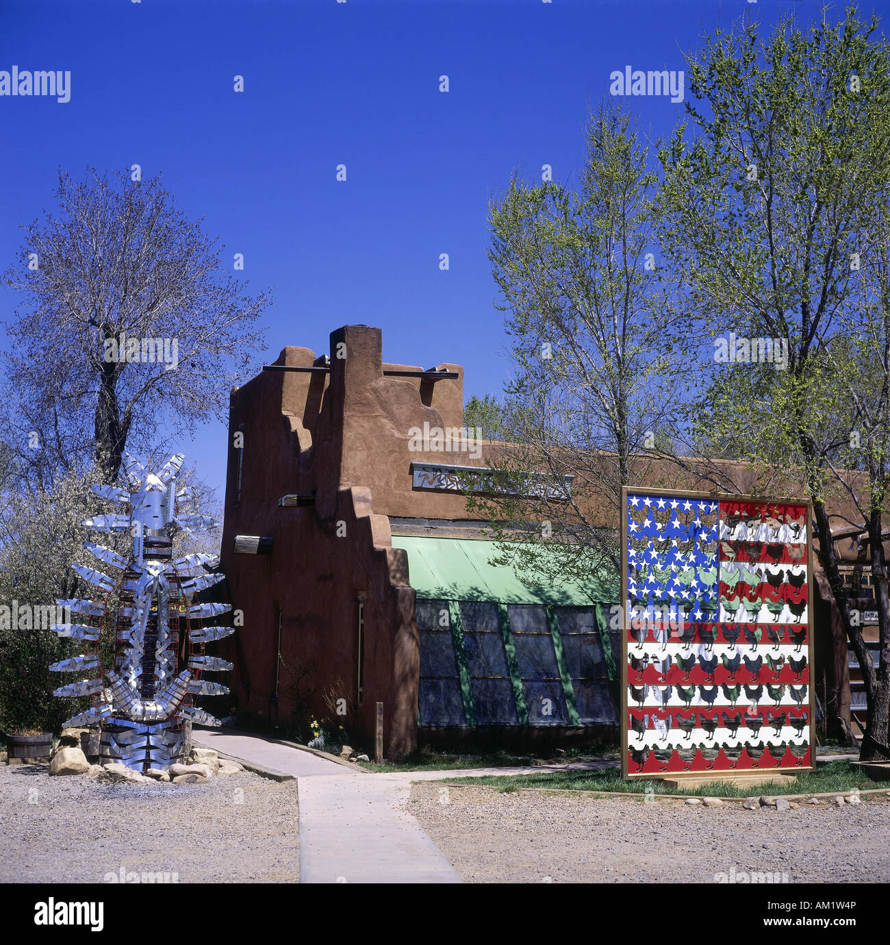 geography / travel, USA, New Mexico, Santa Fe, buildings, gallery in ...