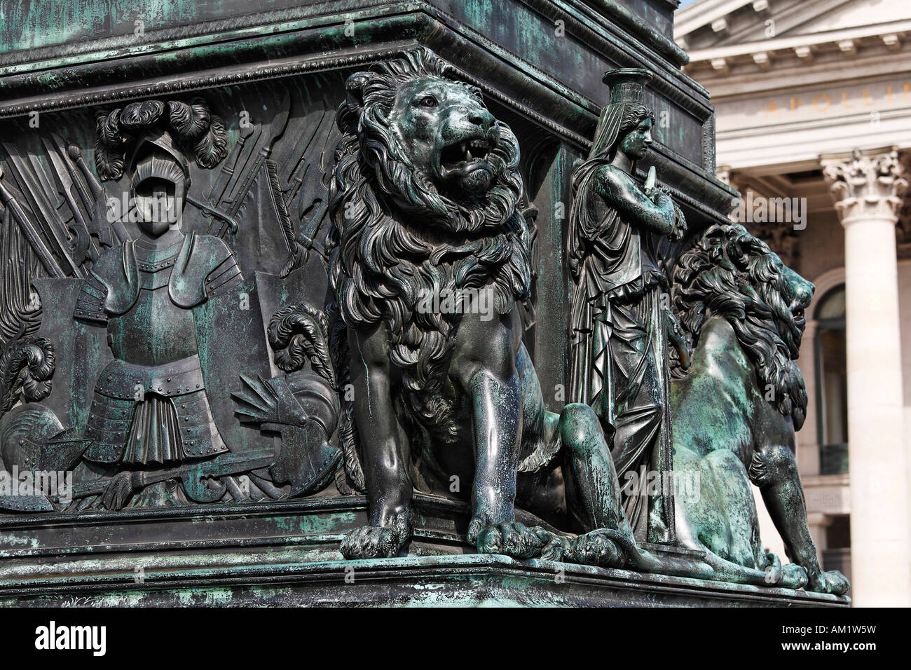 Max I. Joseph memorial, Max-Joseph-Platz, Munich, Bavaria, Germany ...