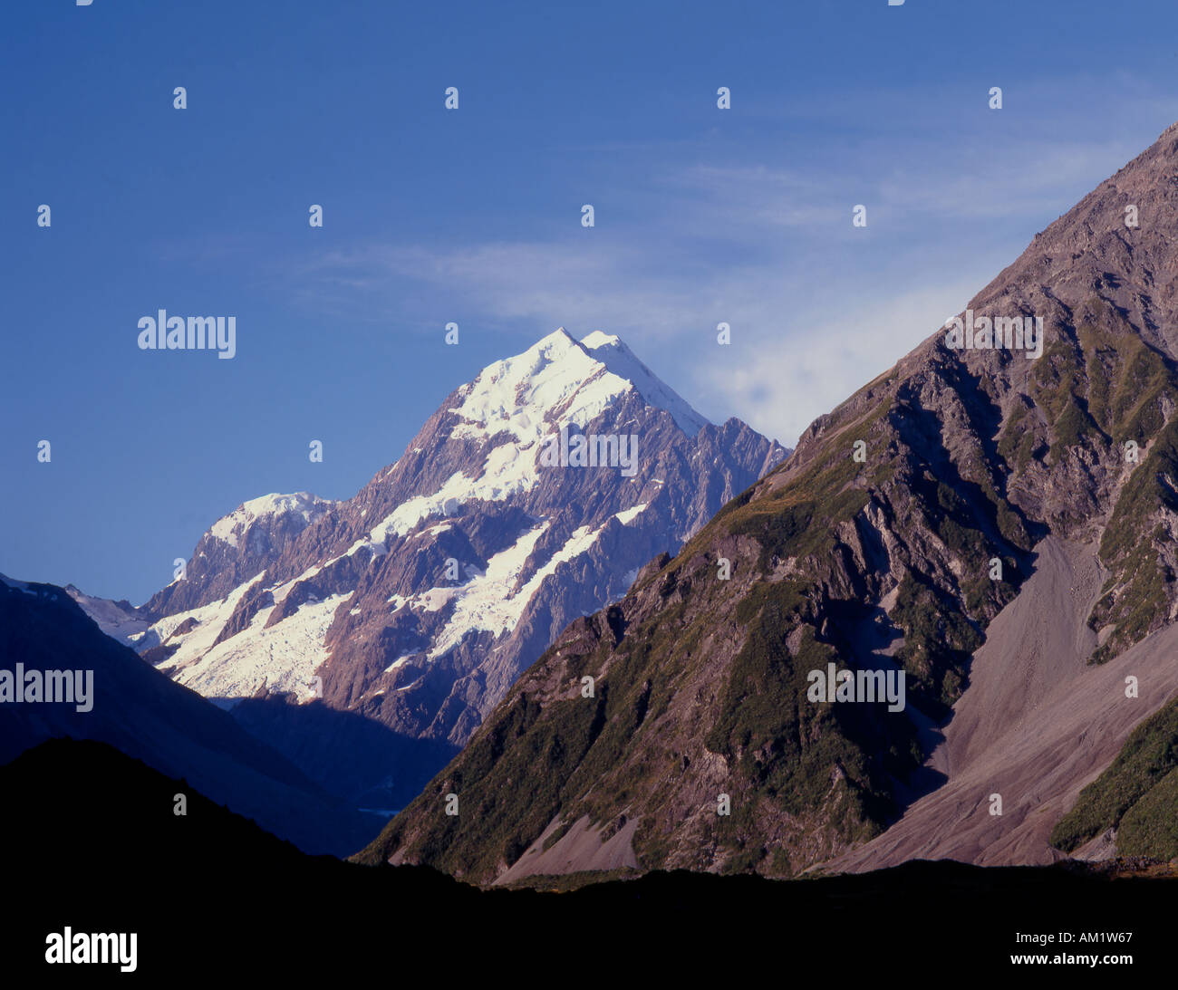 New Zealand Mount Cook National Park Stock Photo - Alamy