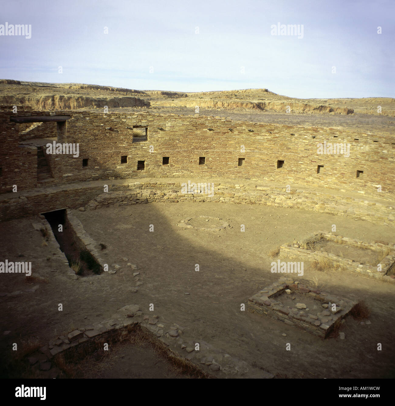 geography / travel, USA, New Mexico, Chaco Canyon, Anasazi Pueblos ...